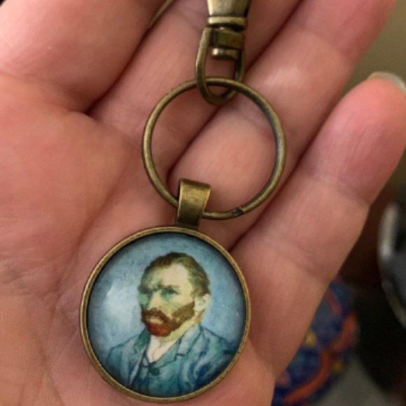 Hand Crafted | Accessories | Van Gogh Self Portrait Keychain | Poshmark